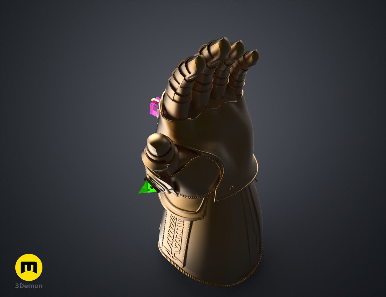 The Infinity Gauntlet - Wearable DnD Dice Holder 3D model 3D printable ...