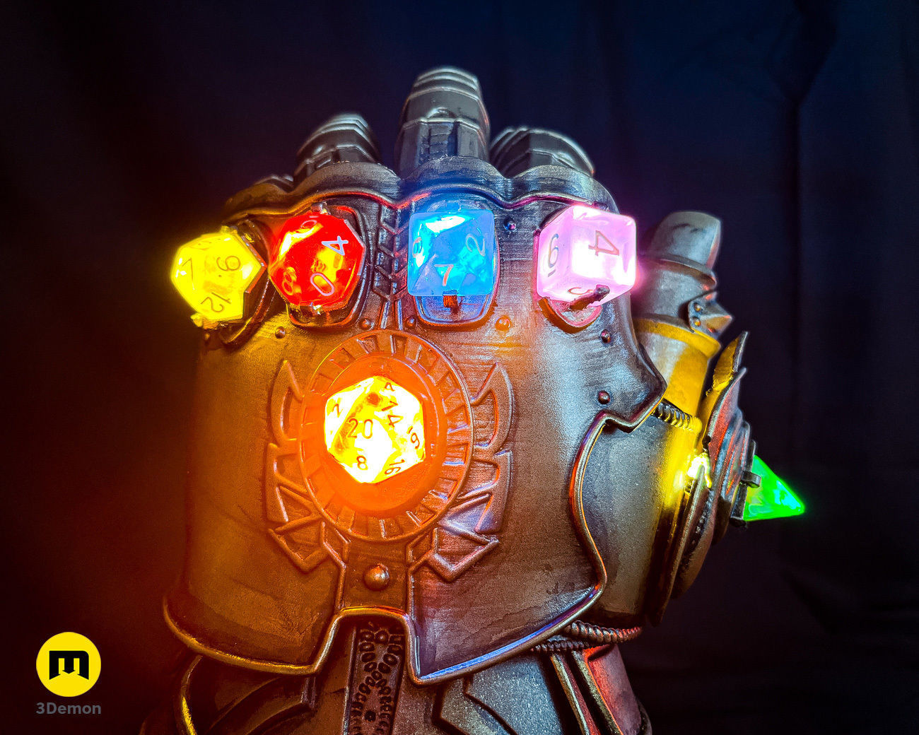 The Infinity Gauntlet - Wearable DnD Dice Holder 3D model 3D printable ...