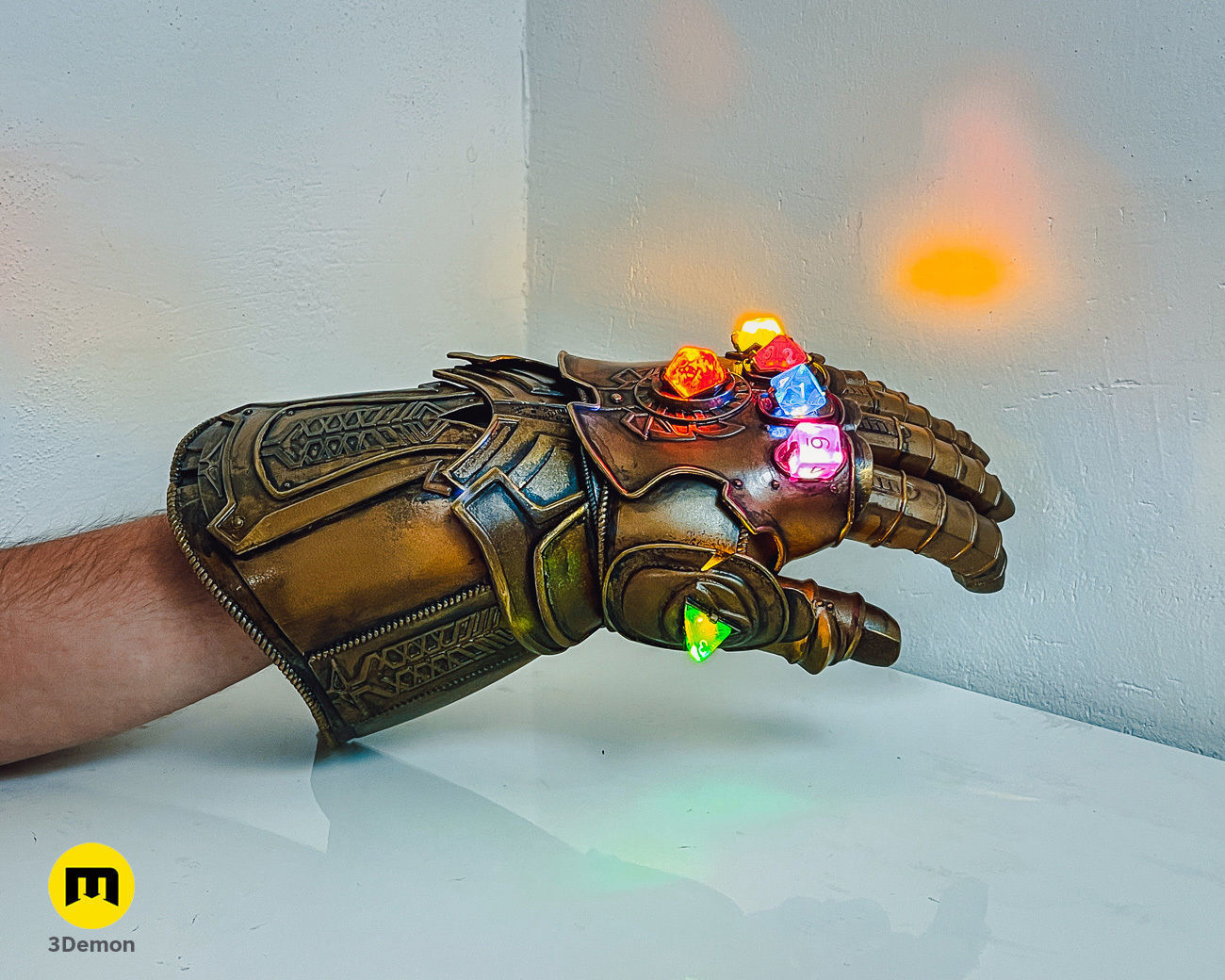 The Infinity Gauntlet - Wearable DnD Dice Holder 3D model 3D printable ...