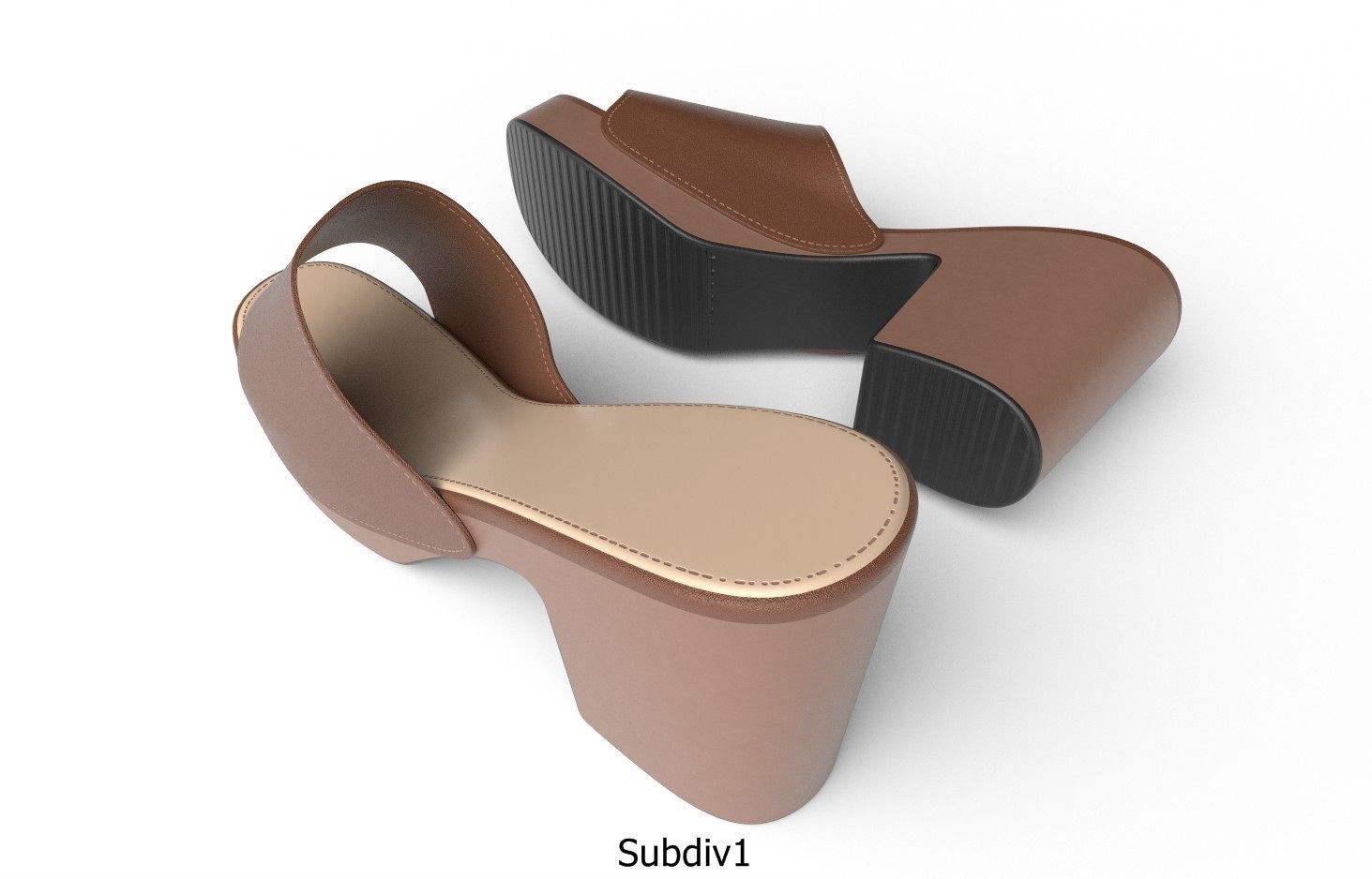 3D model Women Sandals M01 VR / AR / low-poly | CGTrader