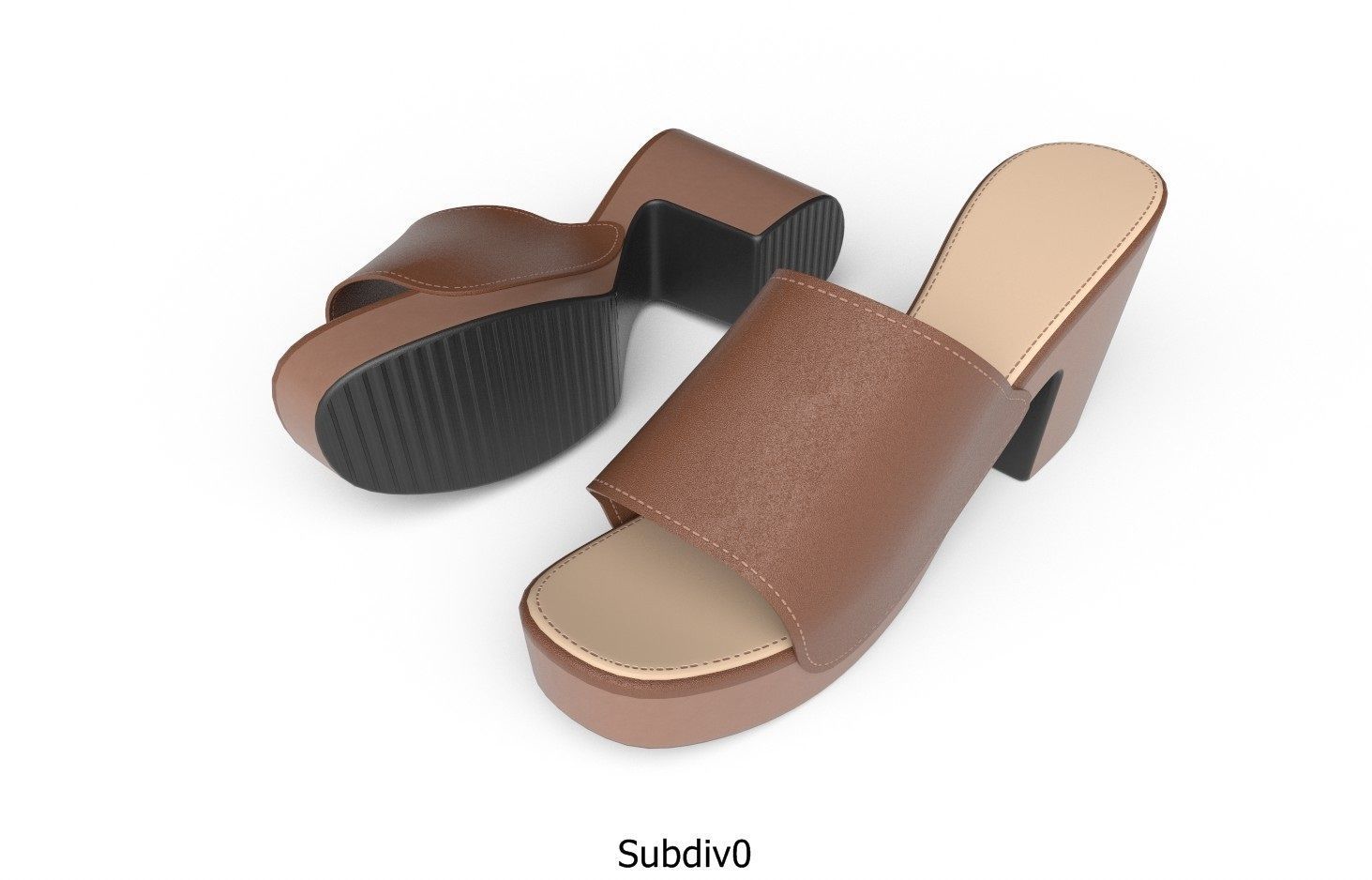 3D model Women Sandals M01 VR / AR / low-poly | CGTrader