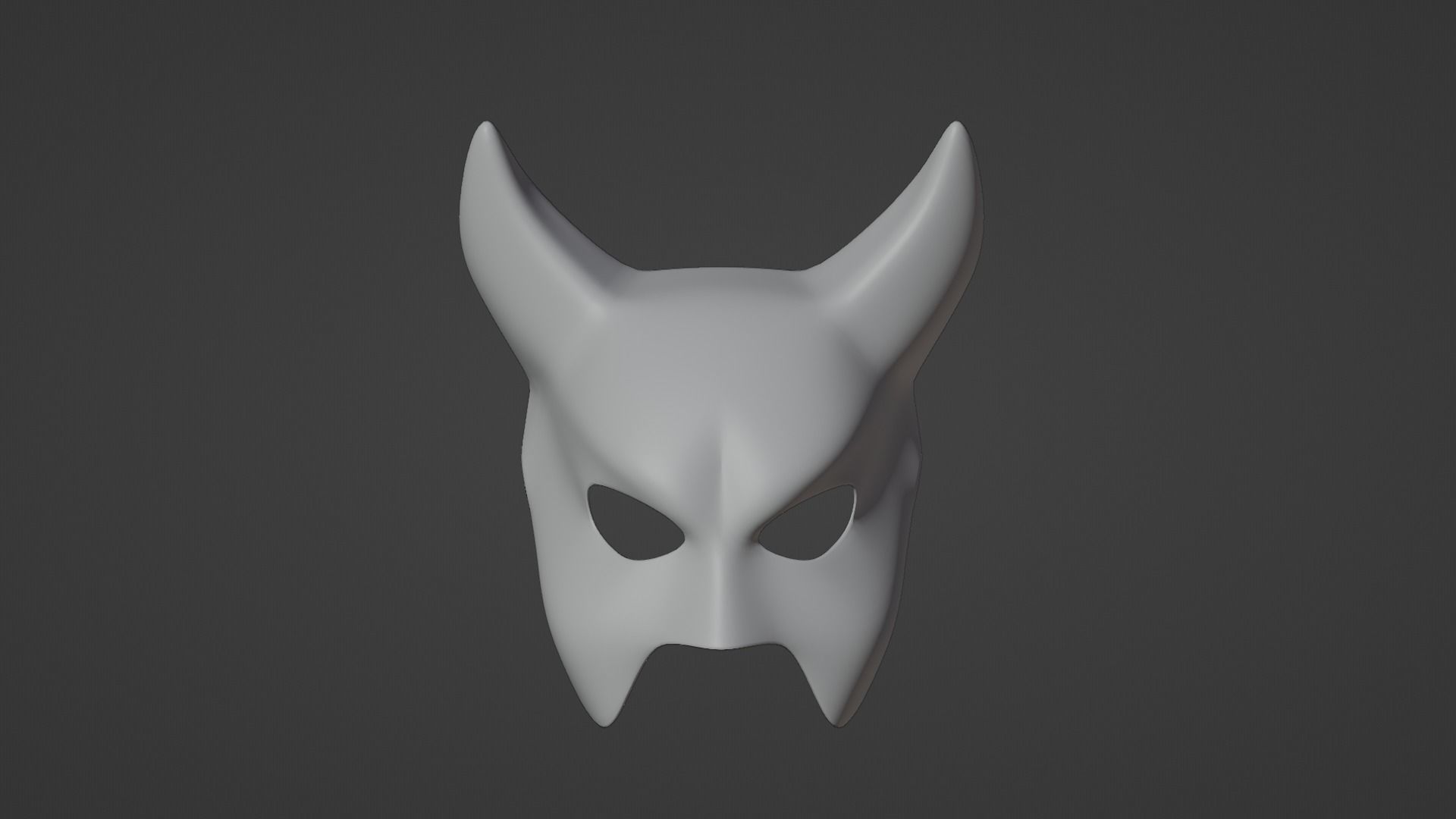 Demon Devil Mask - 3D Printable 3D model 3D printable | CGTrader