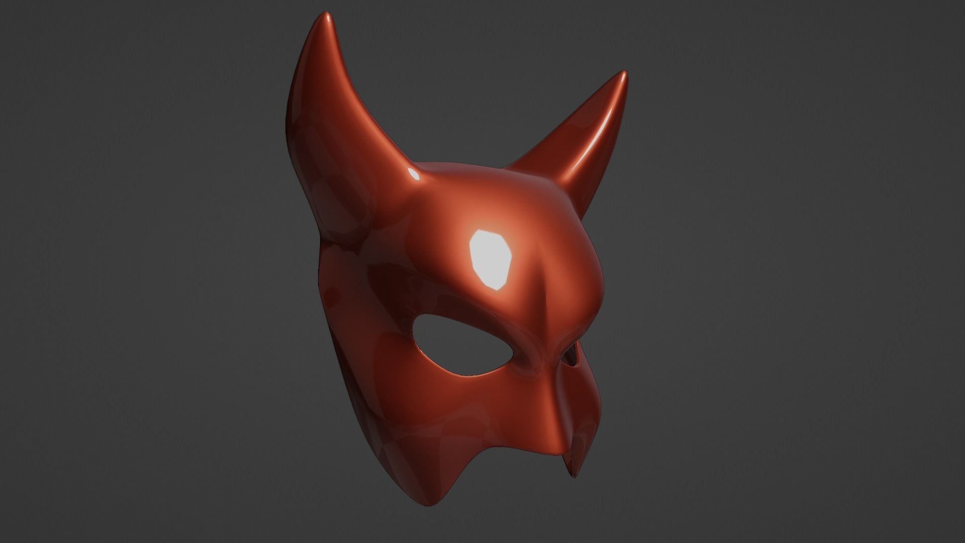 Demon Devil Mask - 3D Printable 3D model 3D printable | CGTrader