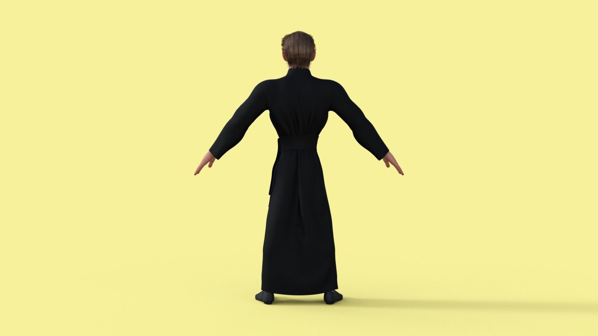 Cartoon Priest 3D model | CGTrader