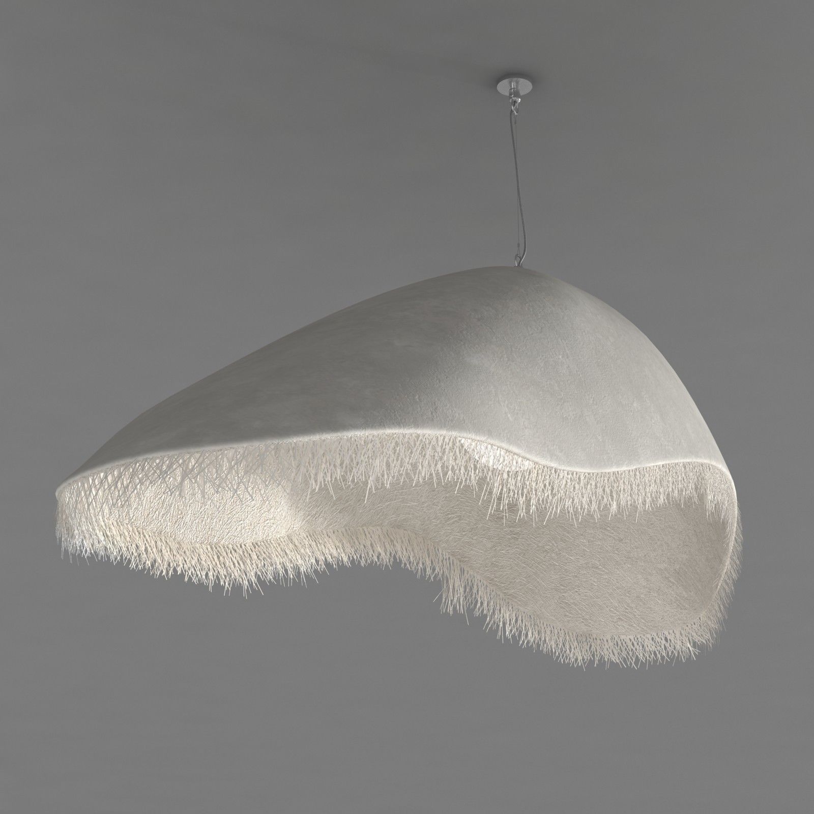 Karman fiberglass pendant lamp moby dick 3D model | CGTrader