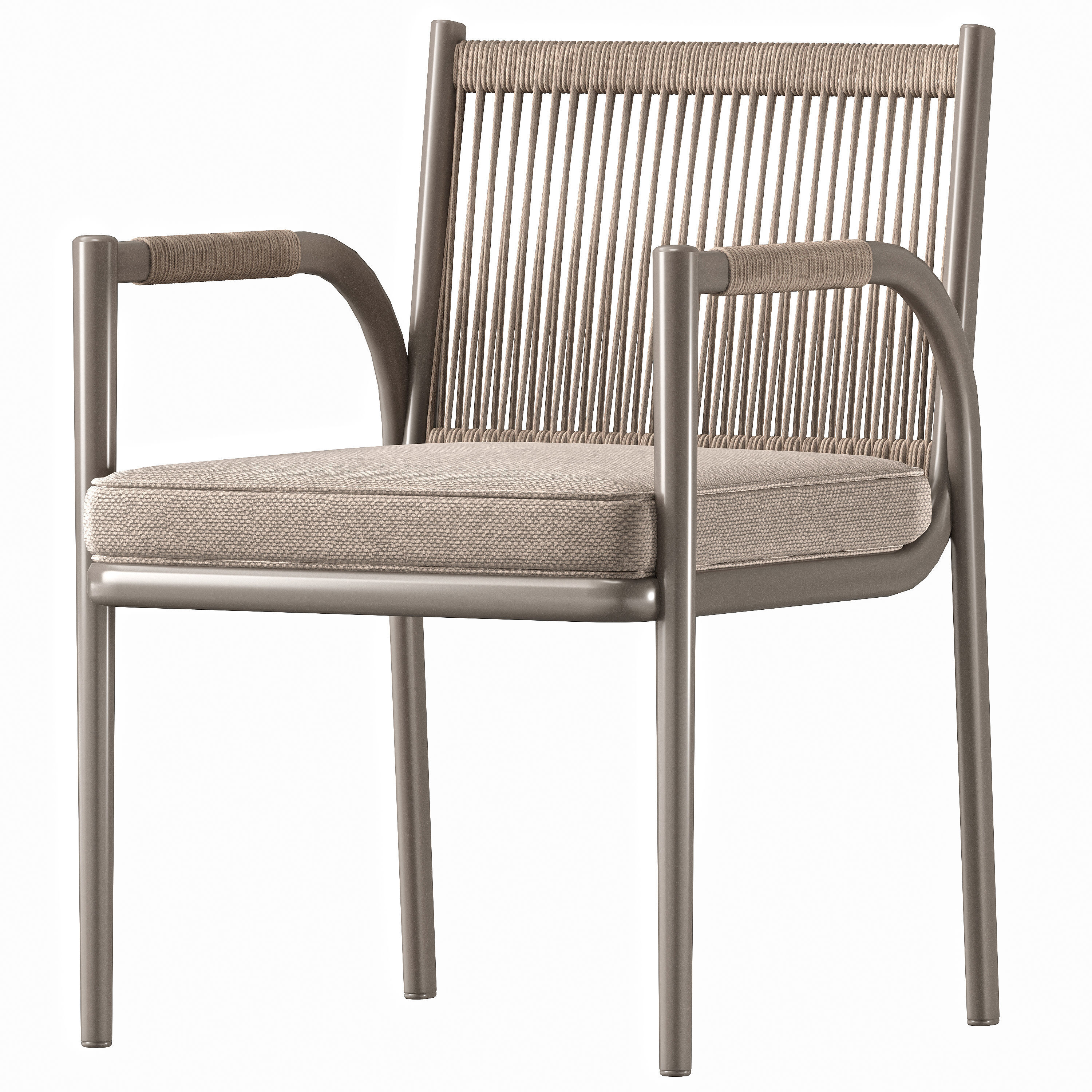 black garden soe chair 3D model | CGTrader