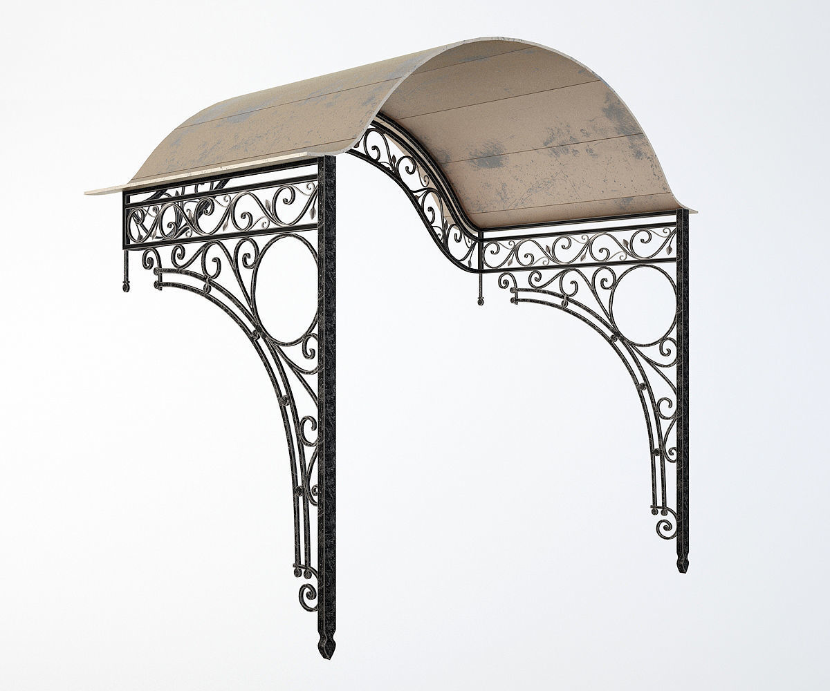 Iron Canopy 3D model | CGTrader