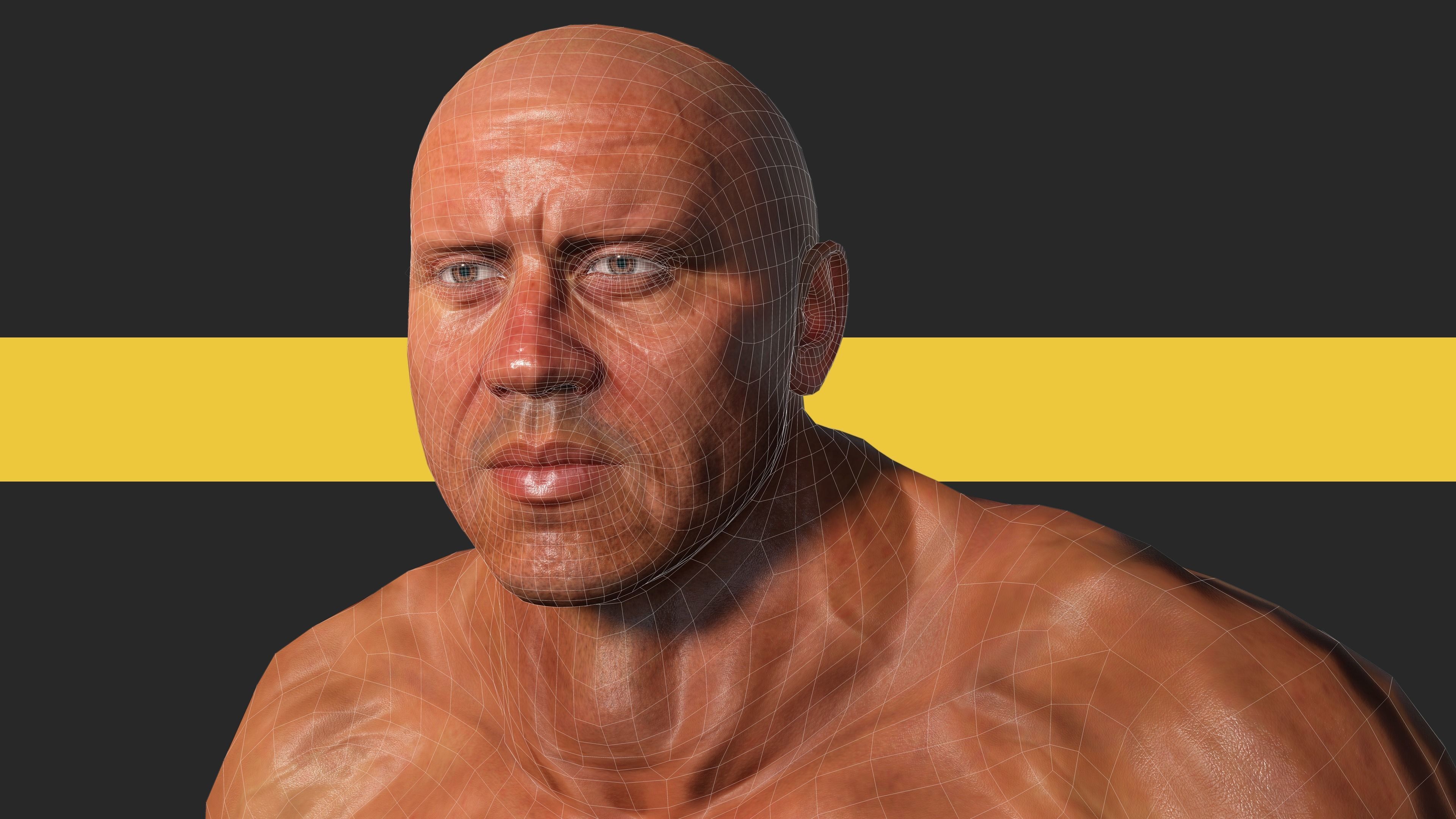 3D model Realistic Male Bodybuilder 3D HQ VR / AR / low-poly | CGTrader