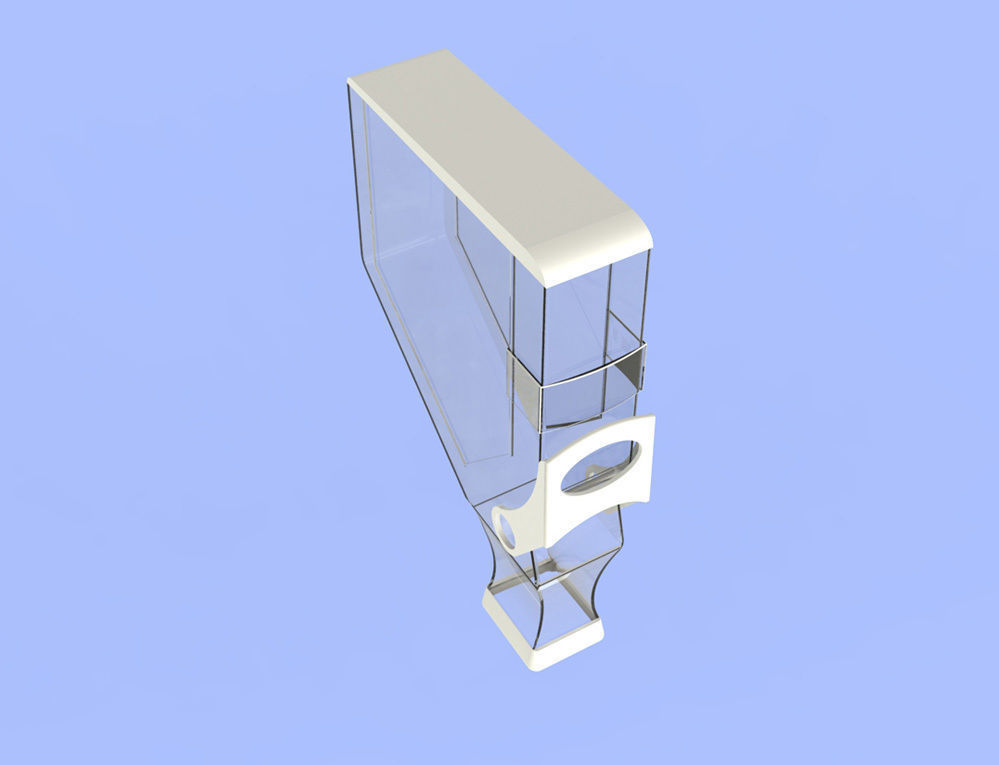 Gravity Container dried fruits nuts dispenser small 3D model | CGTrader