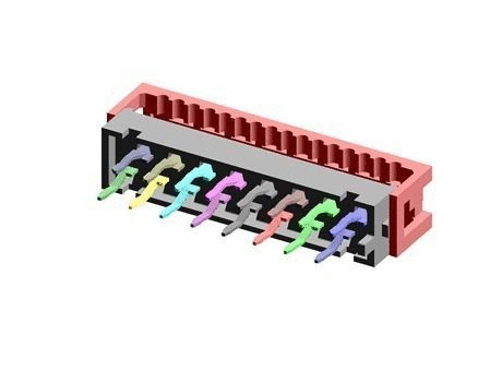 20 way male IDC transition Connector free 3D model | CGTrader