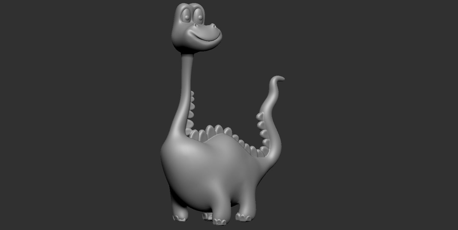 cartoon dinosaur 3d model 3D model 3D printable | CGTrader