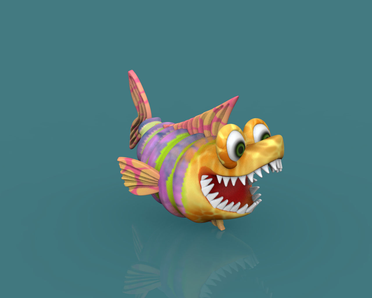 3d fish model in 3d printing 3D model 3D printable | CGTrader