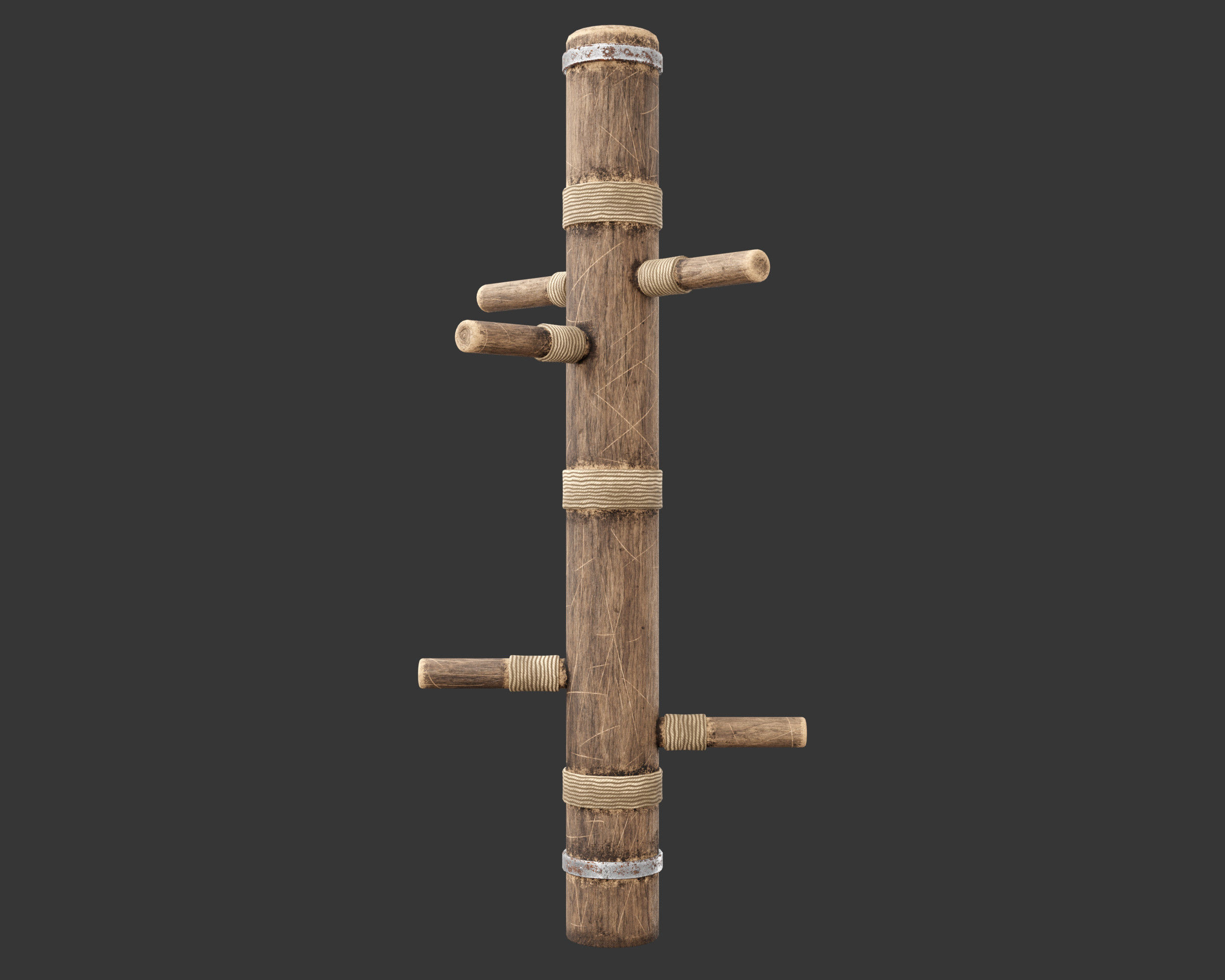 3D model Medieval Training Dummy Wood VR / AR / low-poly | CGTrader