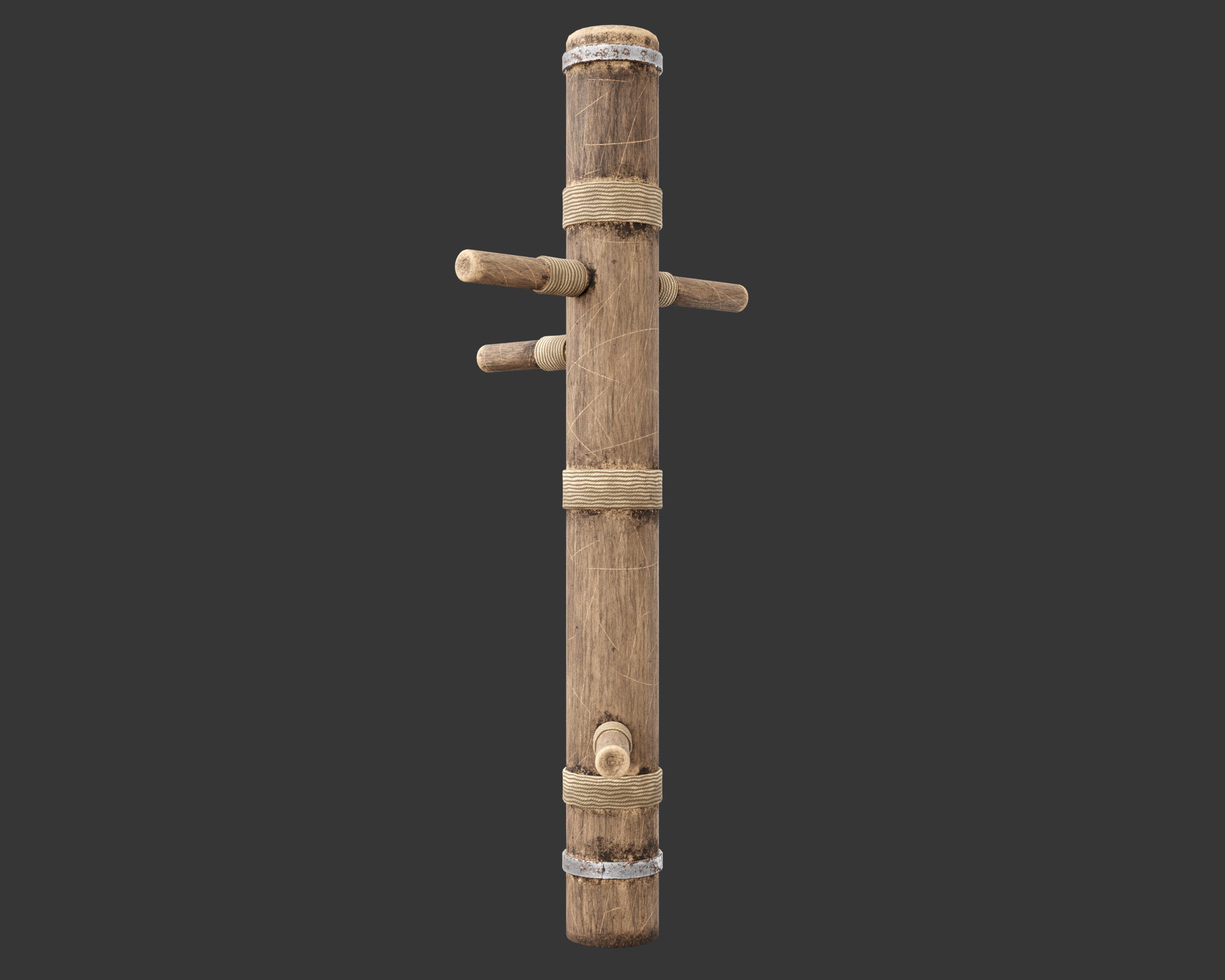 3D model Medieval Training Dummy Wood VR / AR / low-poly | CGTrader
