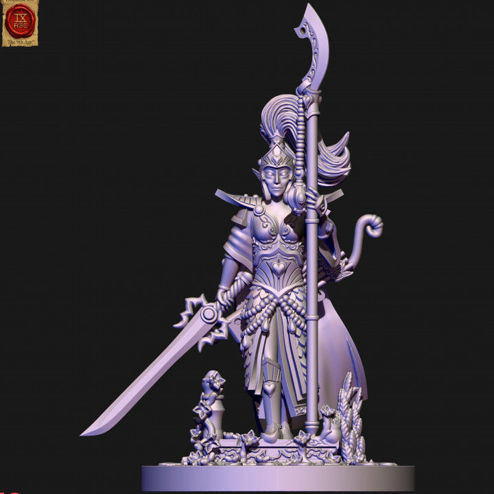 Highborn elf Queen s Handmaiden 3D model 3D printable | CGTrader
