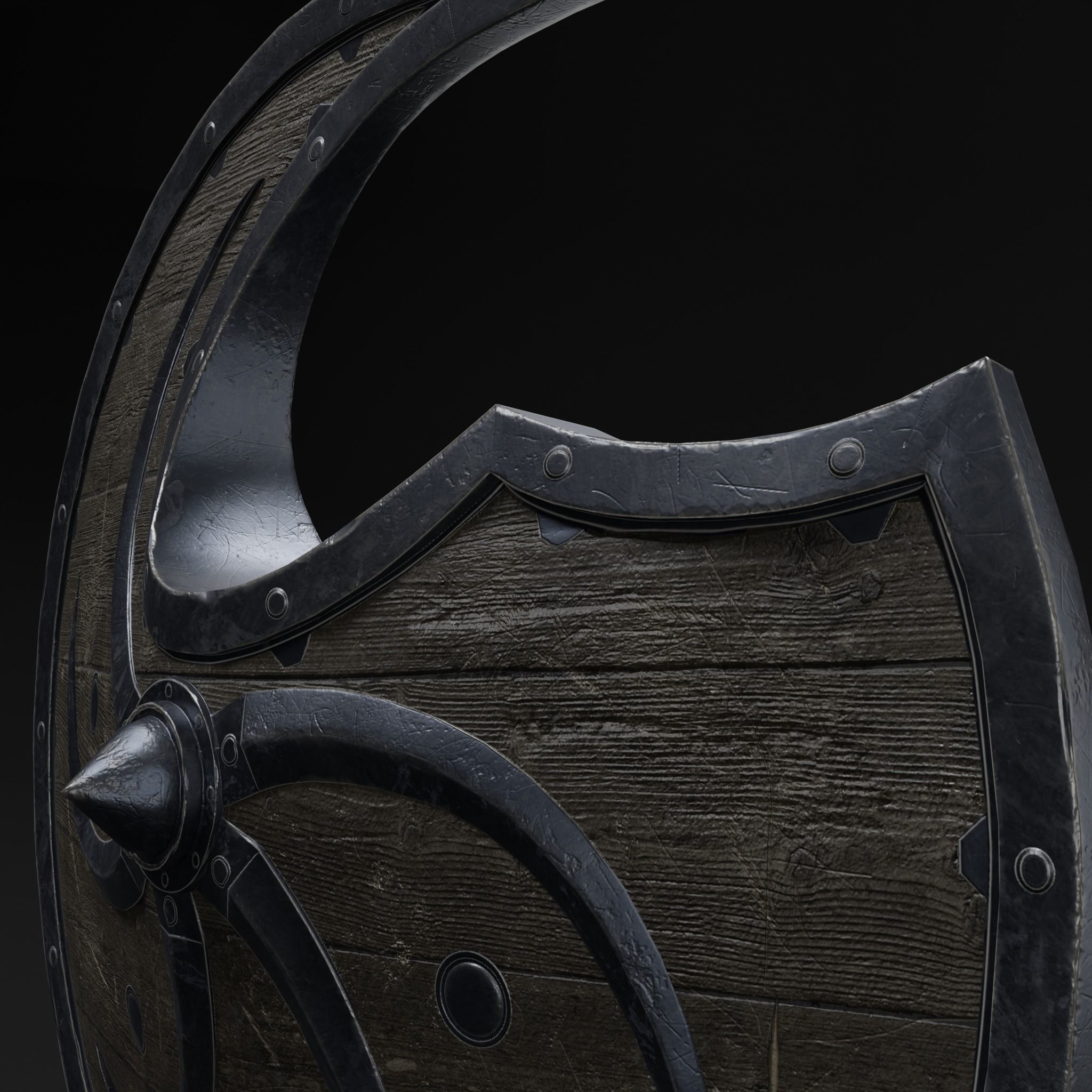 3D model Medieval shield - Game Ready VR / AR / low-poly | CGTrader