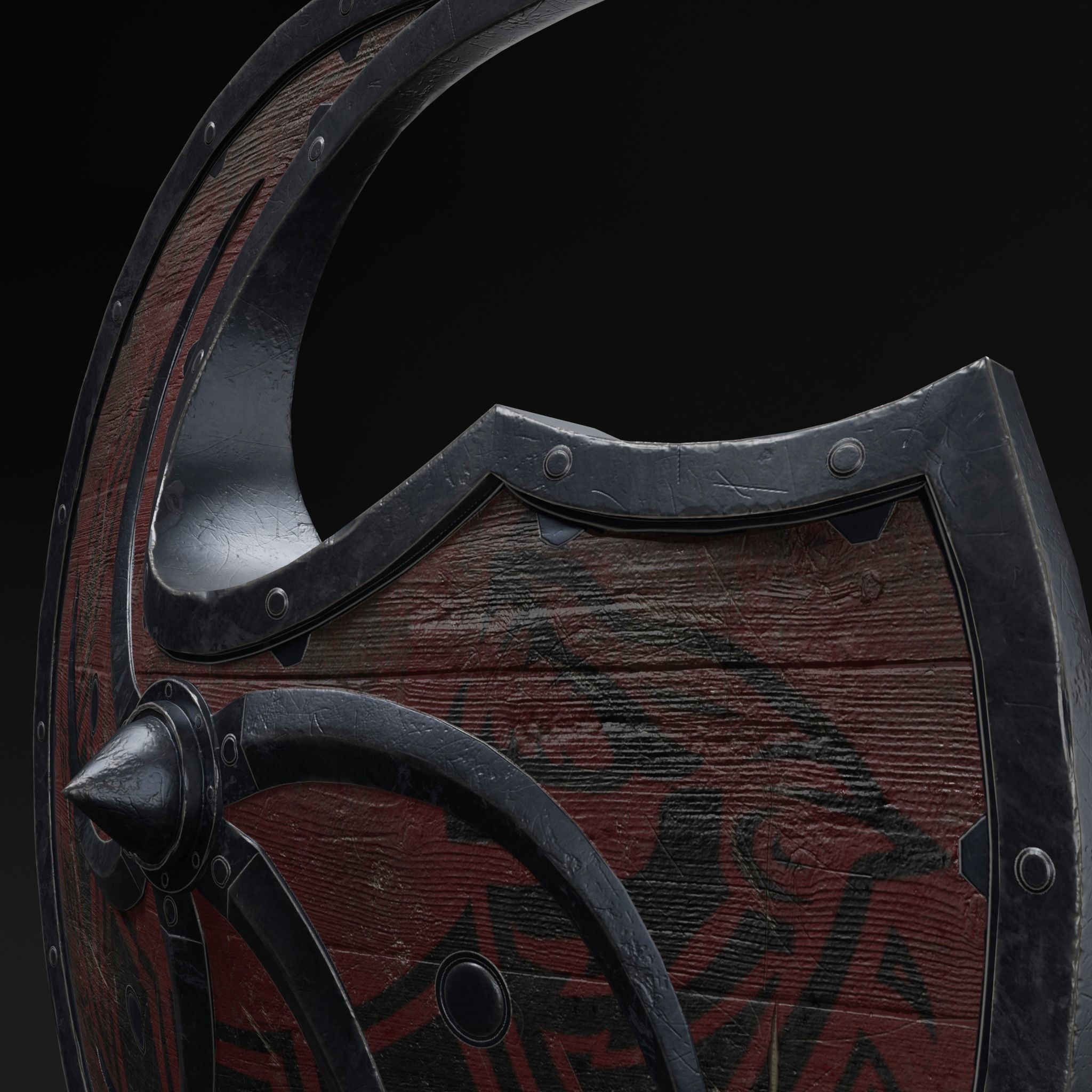 3D model Medieval shield - Game Ready VR / AR / low-poly | CGTrader