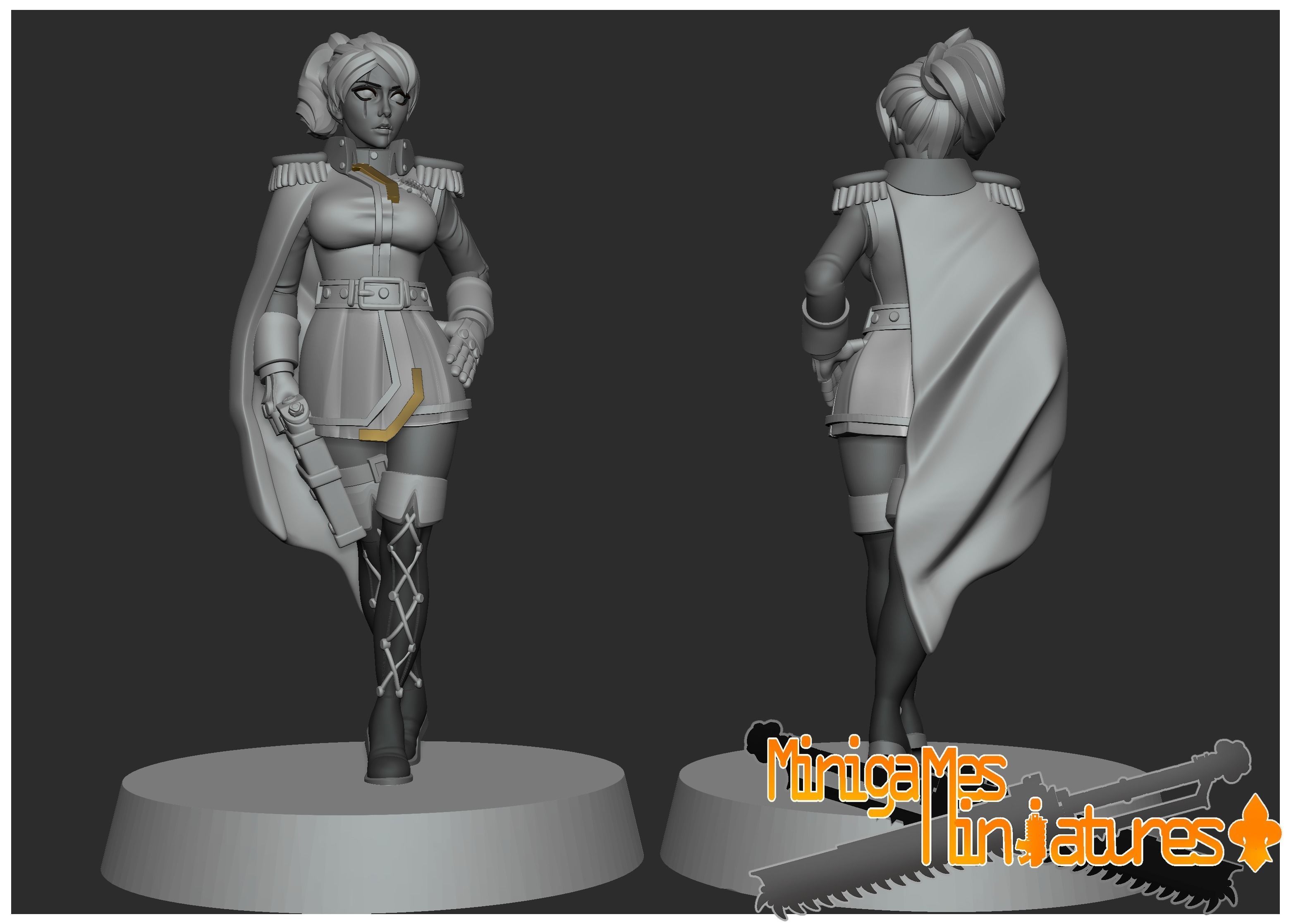 Lotara Sarrin anime figurine 3D model 3D printable | CGTrader