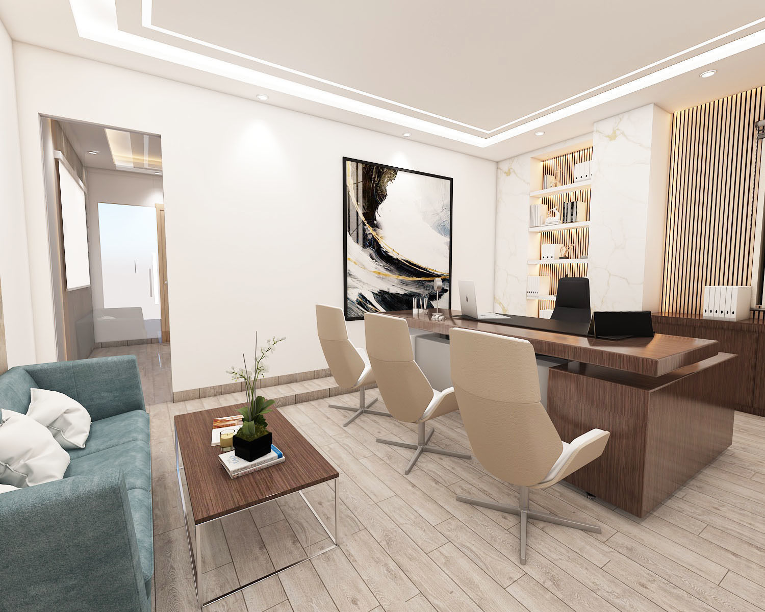 3D model DIRECTOR CABIN DESIGN VR / AR / low-poly | CGTrader