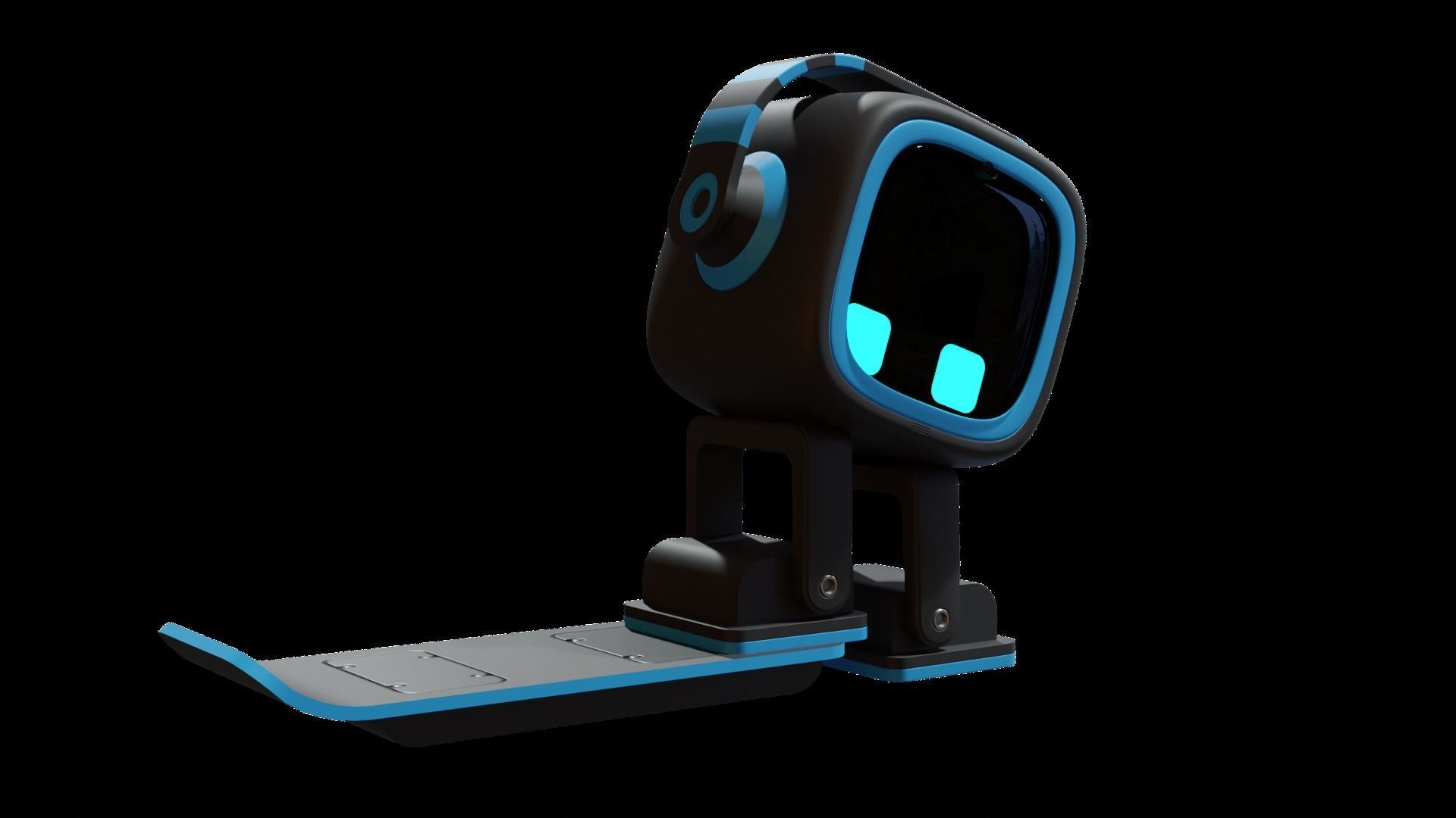 Emo Ai Low Poly Desktop Pet 3D model 3D model animated rigged | CGTrader