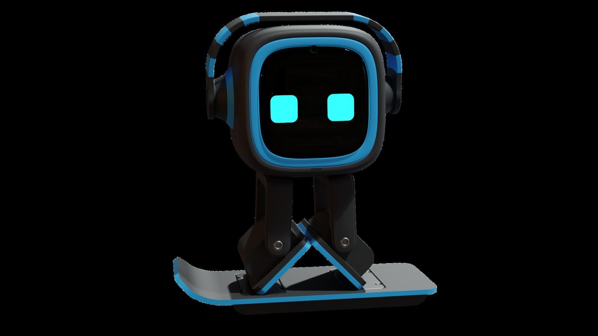 Emo Ai Low Poly Desktop Pet 3D model 3D model animated rigged | CGTrader