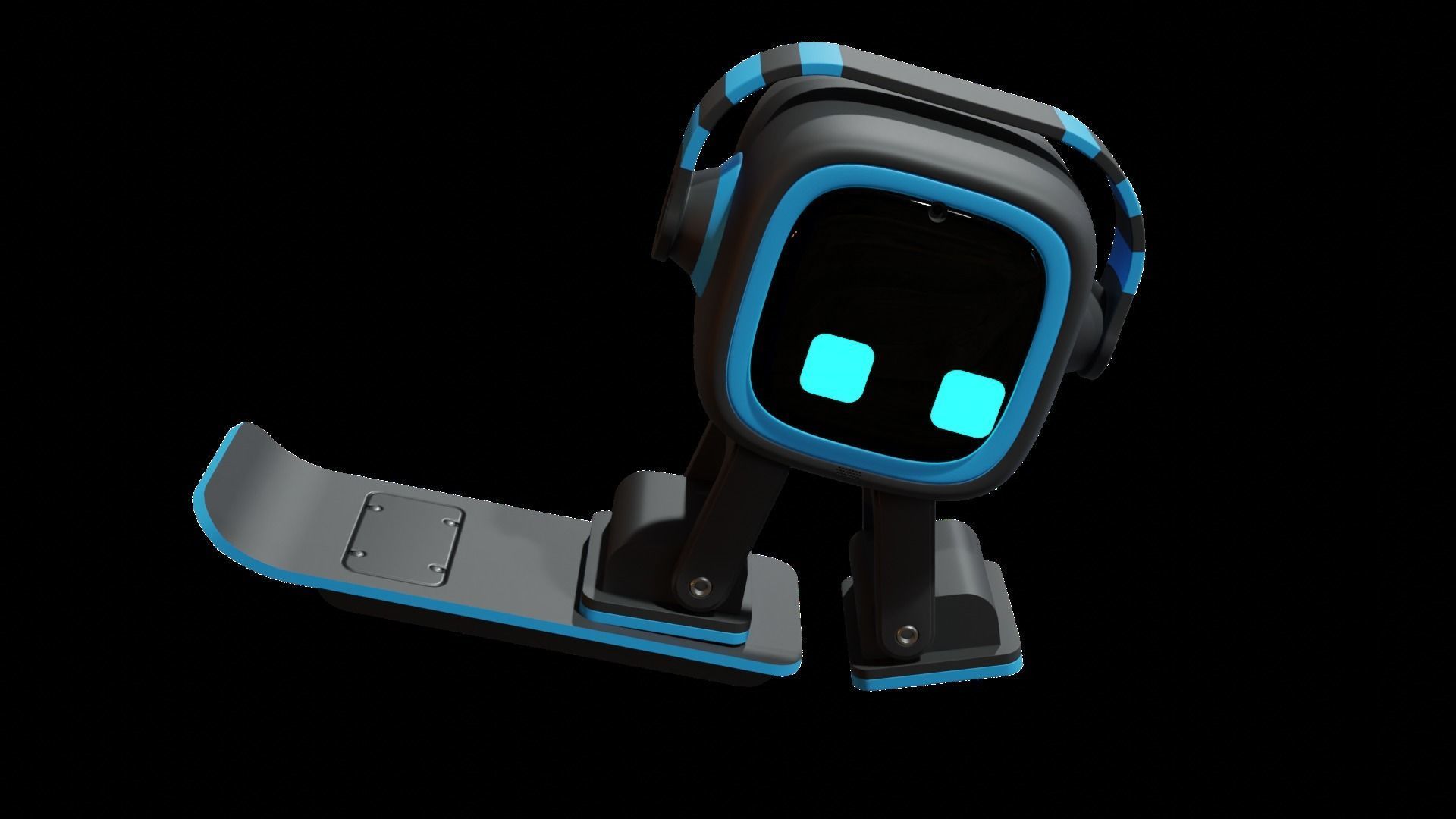 Emo Ai Low Poly Desktop Pet 3D model 3D model animated rigged | CGTrader