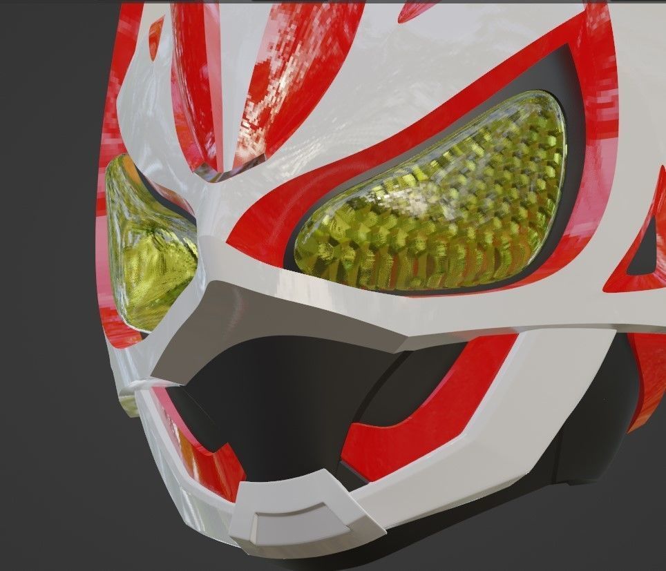 Kamen Rider Geats 3D printable cosplay helmet 3D model 3D printable ...