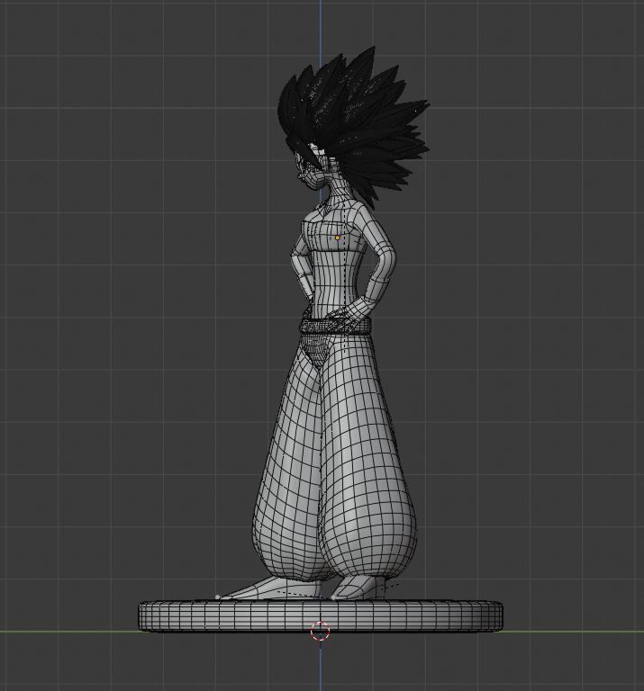 Caulifla - Dragonball Super 3D model rigged | CGTrader