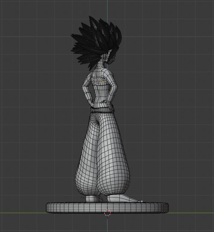 Caulifla - Dragonball Super 3D model rigged | CGTrader