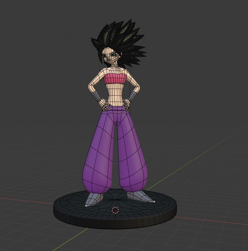 Caulifla - Dragonball Super 3D model rigged | CGTrader