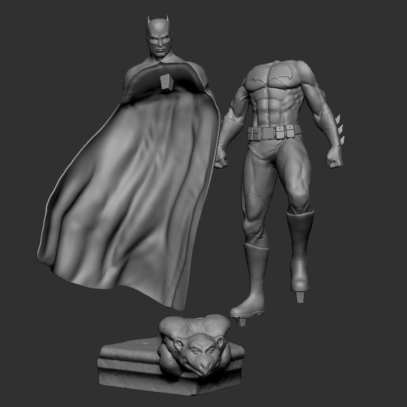 Batman model for 3d print 3D model 3D printable | CGTrader