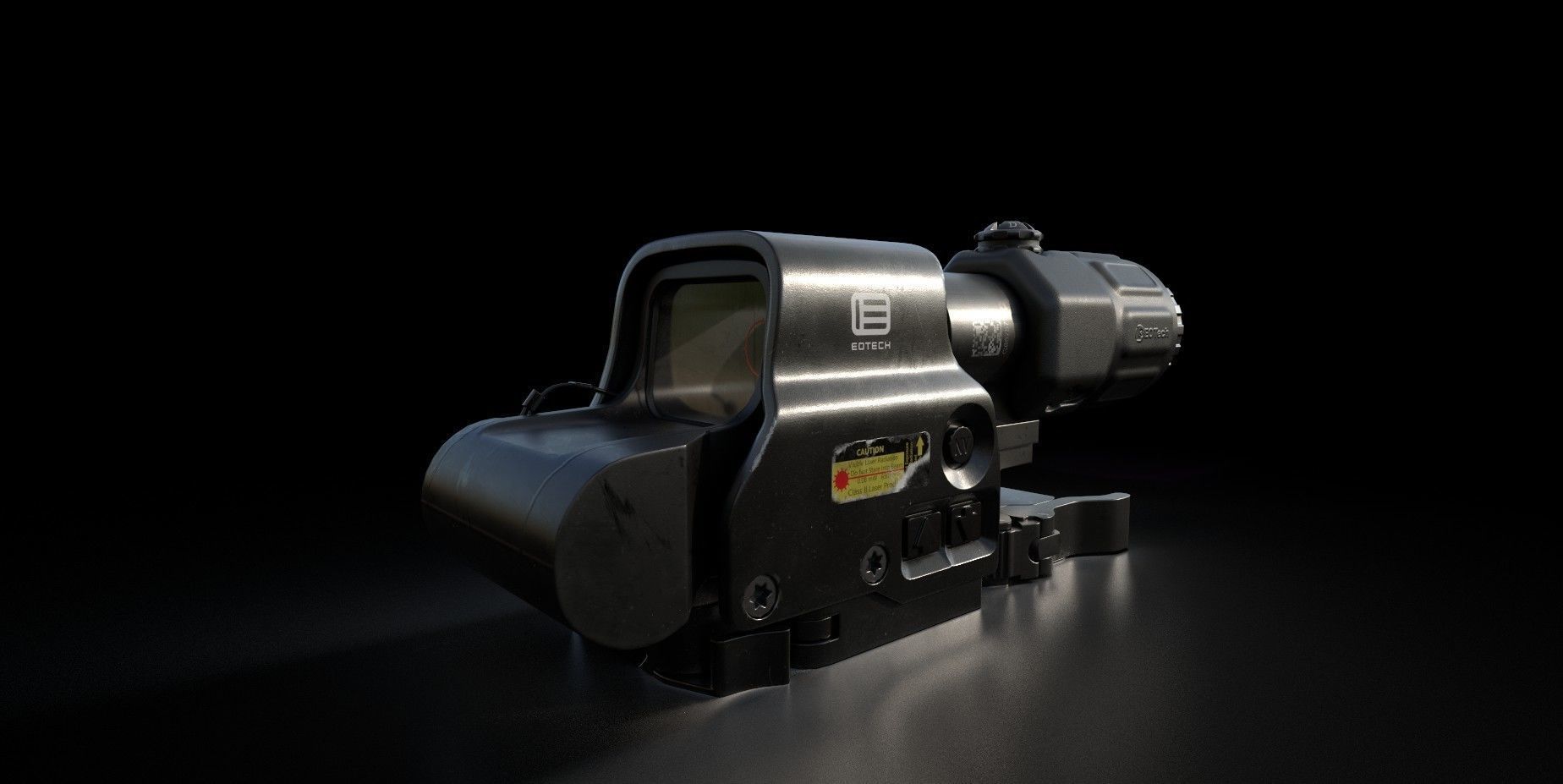 3D model EOTech HHS1 EXPS3-0 Scope G33 Lowpoly GameReady 3d model VR ...