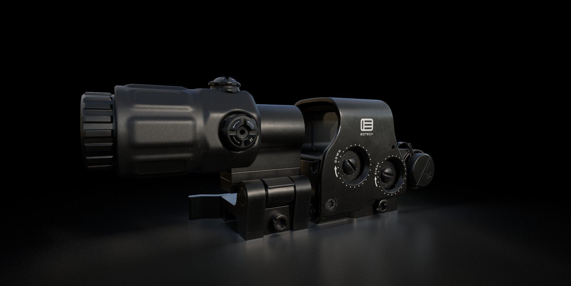 3D model EOTech HHS1 EXPS3-0 Scope G33 Lowpoly GameReady 3d model VR ...