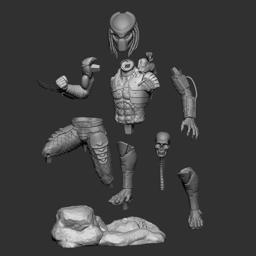 Predator model for 3d print 3D model 3D printable | CGTrader