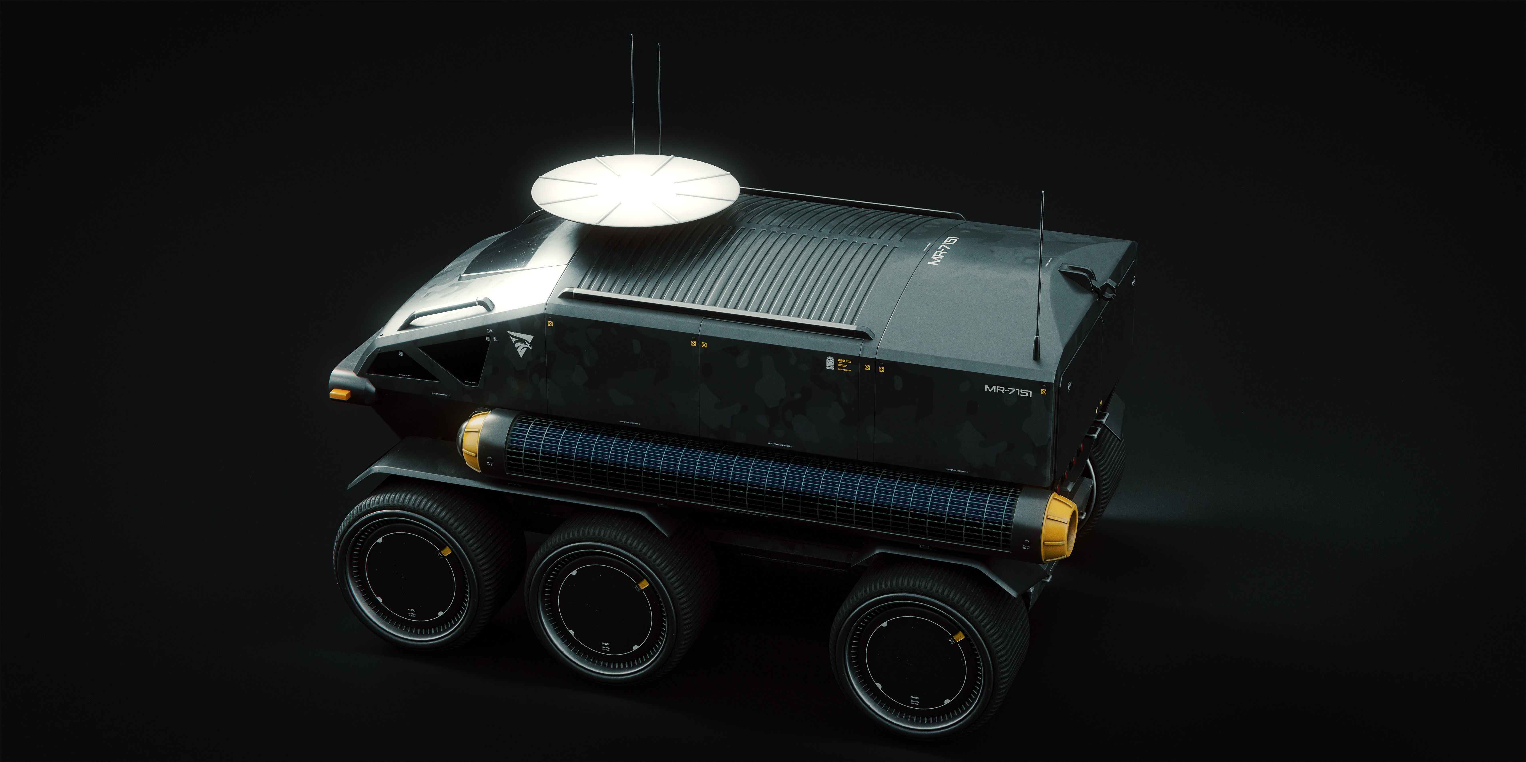 Toyota Lunar Cruiser Jaxa Moon Rover 3D 8K with Textures 3D model animated rigged | CGTrader