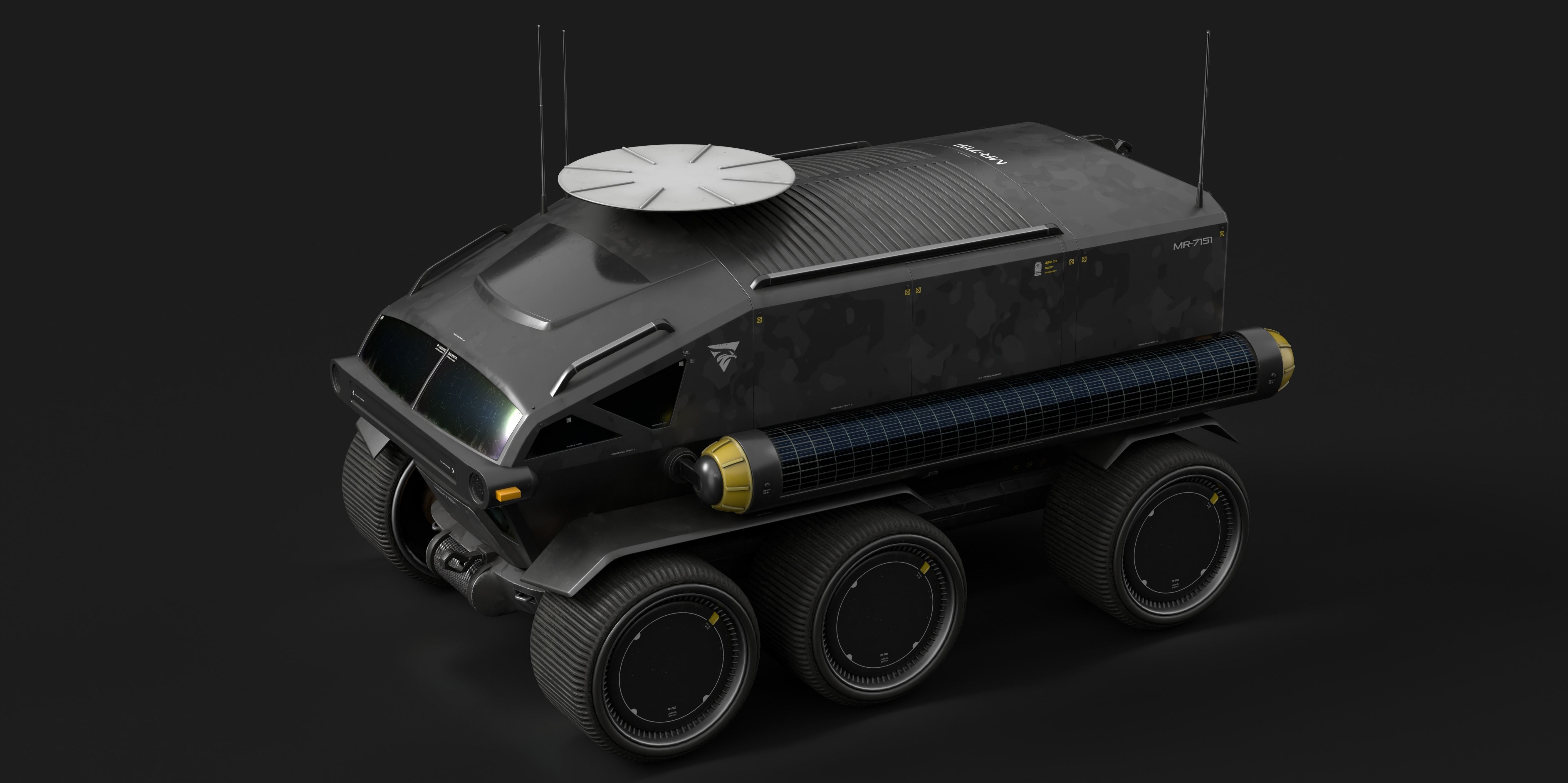 Toyota Lunar Cruiser Jaxa Moon Rover 3D 8K with Textures 3D model ...