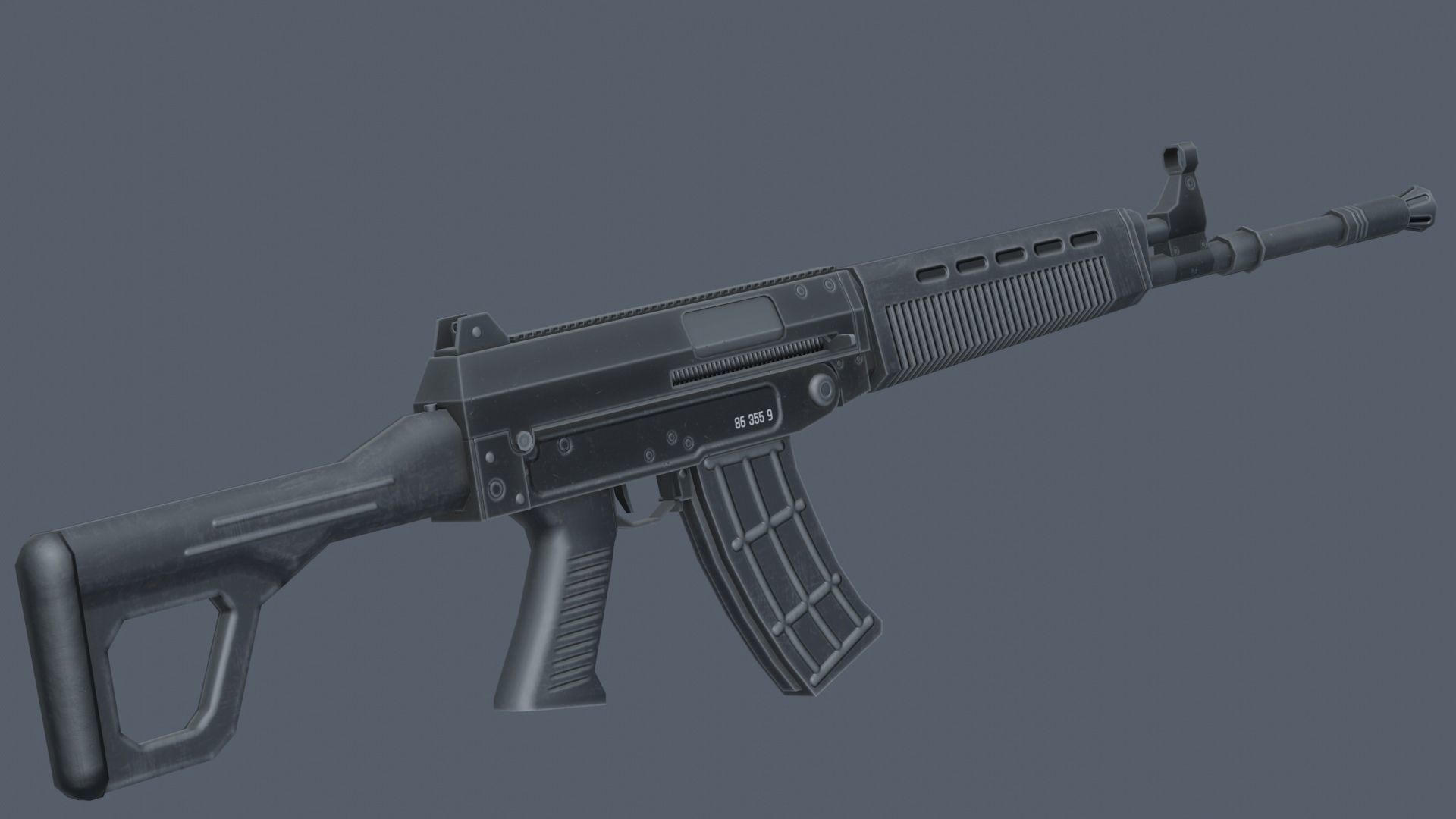 3D model QBZ-03 ak - rifle VR / AR / low-poly | CGTrader