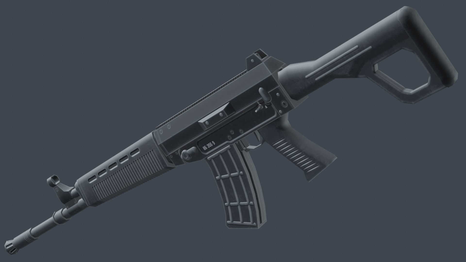 3D model QBZ-03 ak - rifle VR / AR / low-poly | CGTrader