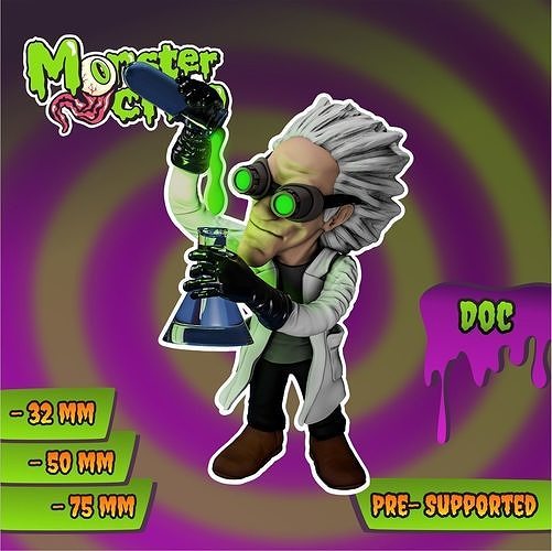 Doctor monster drool 3D model 3D printable | CGTrader