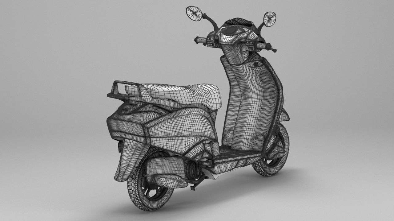 Hero Maestro Scooter 3d Model 3D model | CGTrader
