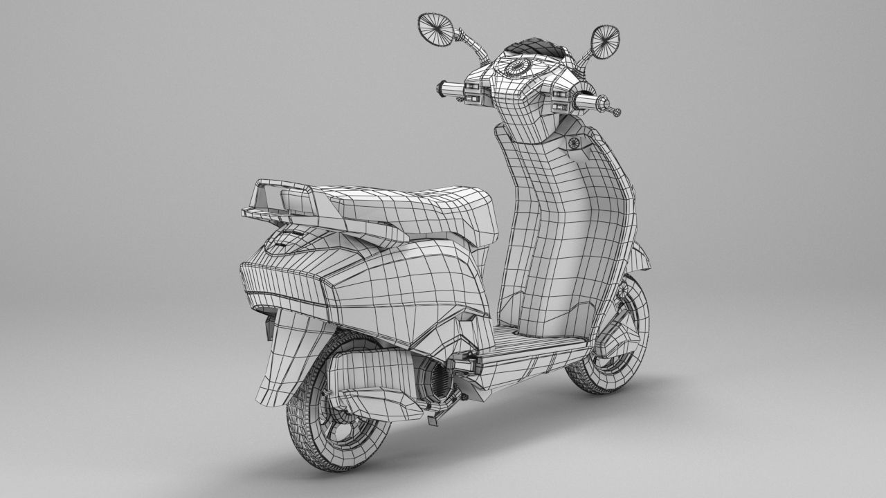 Hero Maestro Scooter 3d Model 3D model | CGTrader