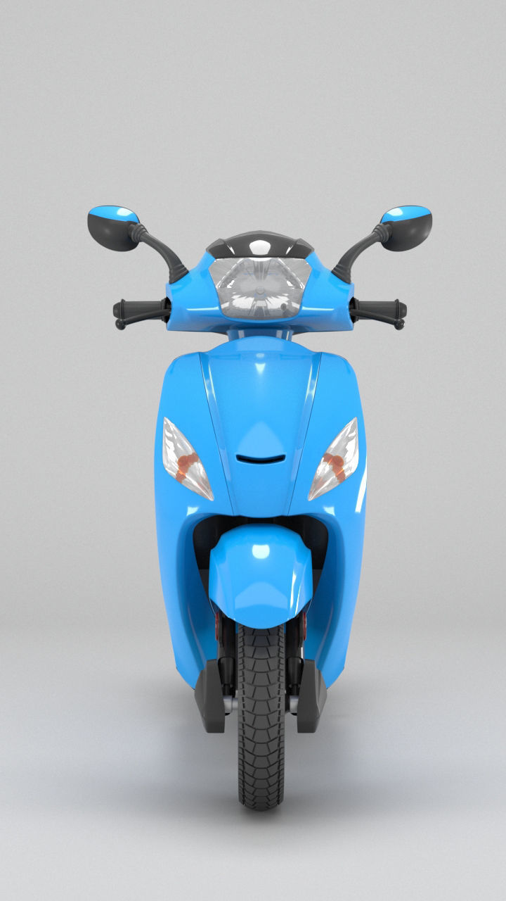 Hero Maestro Scooter 3d Model 3D model | CGTrader