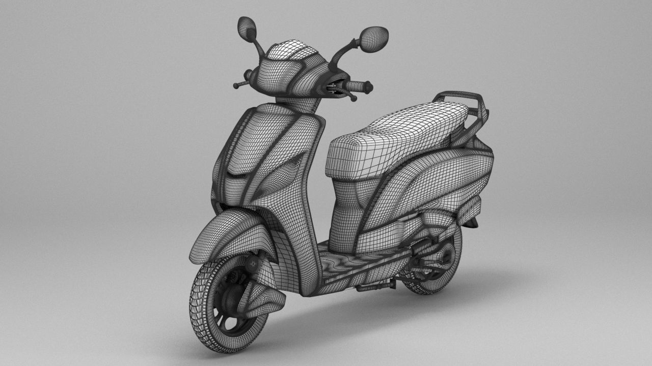 Hero Maestro Scooter 3d Model 3D model | CGTrader