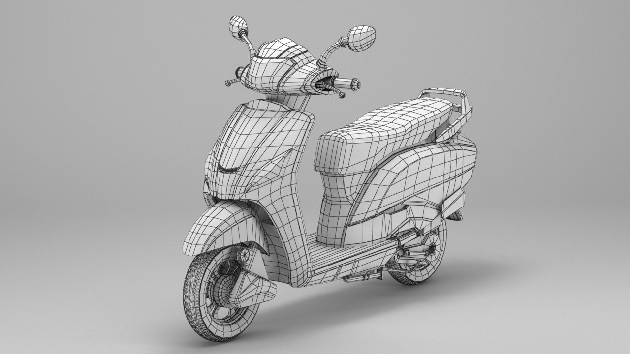 Hero Maestro Scooter 3d Model 3D model | CGTrader