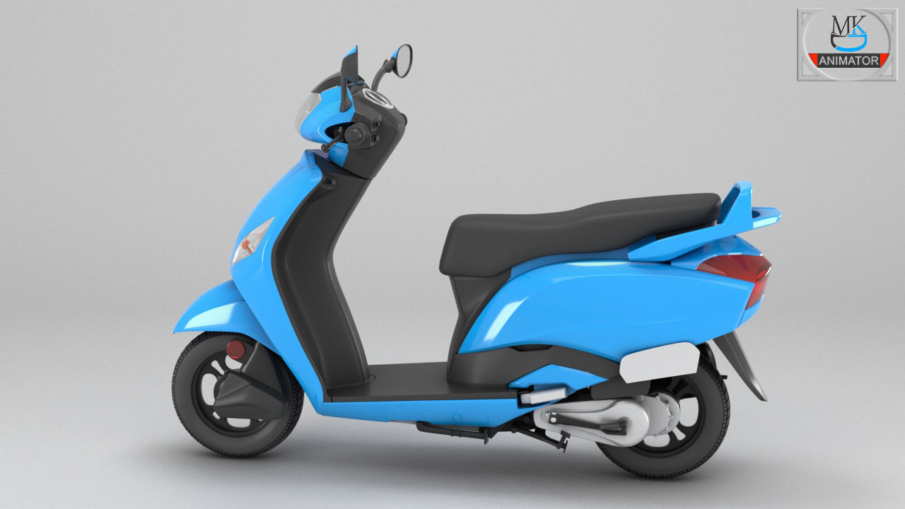 Hero Maestro Scooter 3d Model 3D model | CGTrader