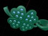 4 leaf clover Pendant 3dm stl 3D print model 3D model 3D printable ...