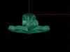 4 leaf clover Pendant 3dm stl 3D print model 3D model 3D printable ...