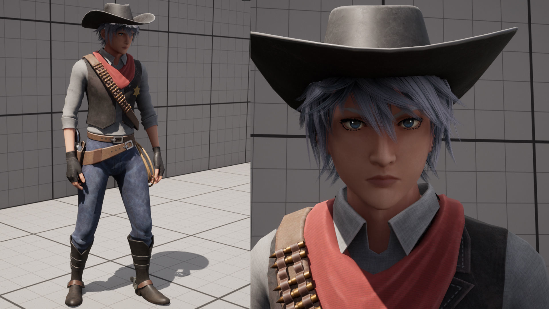 3D model Fantasy Cowboy VR / AR / low-poly | CGTrader