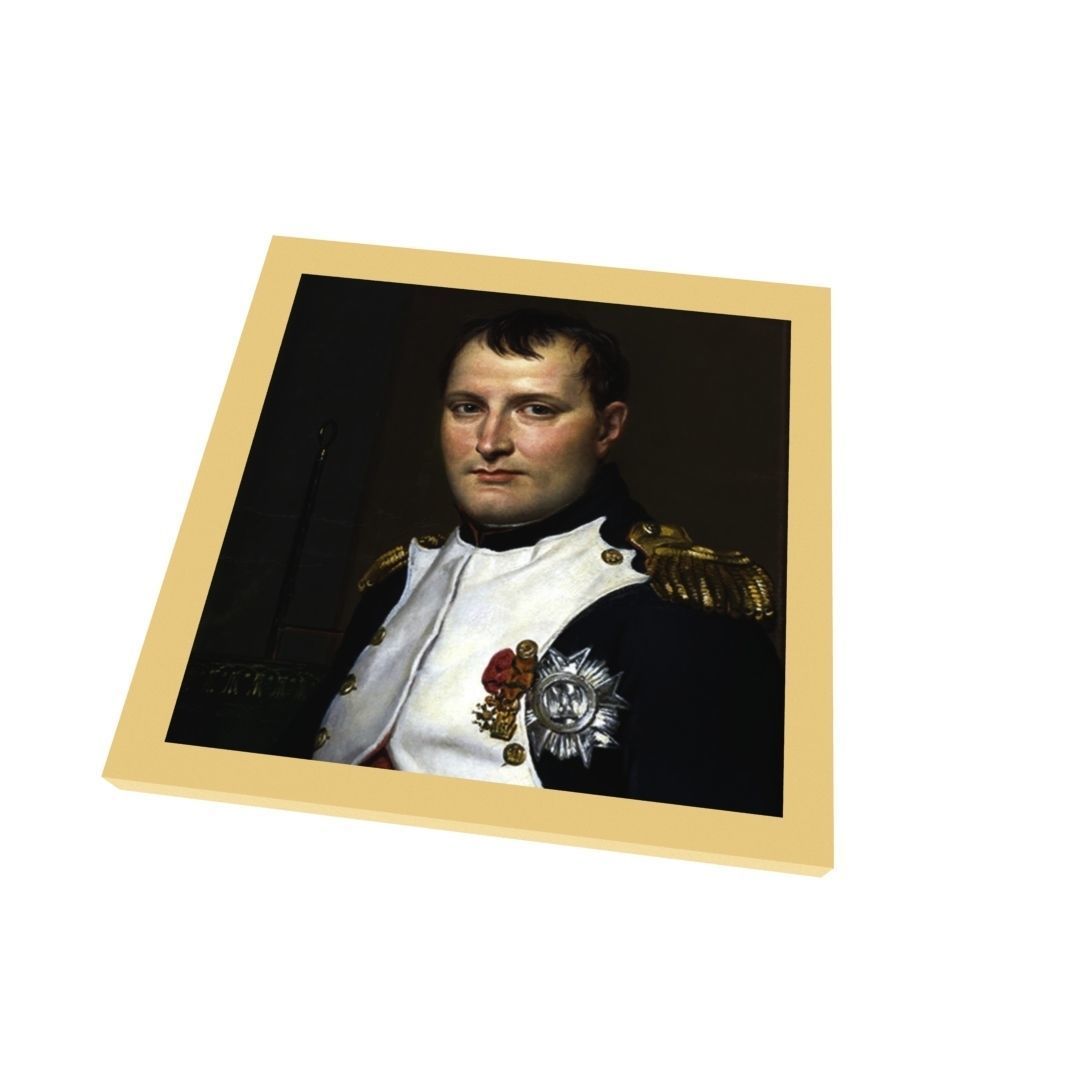 3D model Napoleon wall frame VR / AR / low-poly | CGTrader