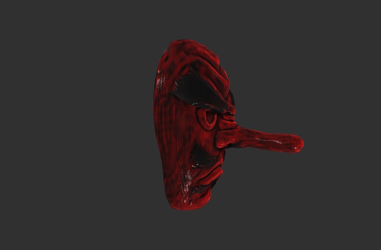 Sakonji Urokodaki from kimetsu no yaiba demon slayer mask 3D model 3D ...